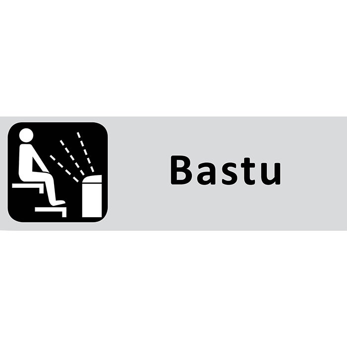 Informationsskylt Bastu – 225x80 mm | Köp online - Unigraphics